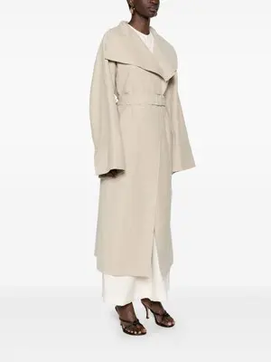 TOTEME Signature Linen Coat - Beige