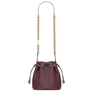 Saint Laurent Cassandre Bucket Bag - Red