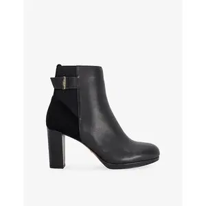 DUNE Leather Heeled Ankle Boots
