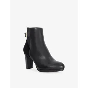 DUNE Leather Heeled Ankle Boots