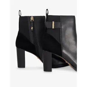 DUNE Leather Heeled Ankle Boots