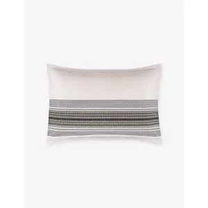 BOSS Modernist Stripe-print Cotton Pillowcase - Multicoloured