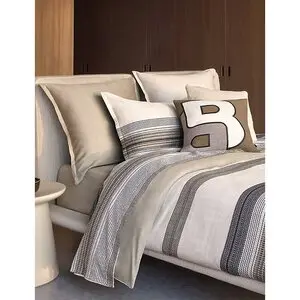 BOSS Modernist Stripe-print Cotton Pillowcase