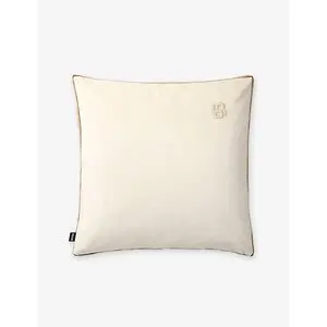 BOSS B Velvet Square Velvet Cushion Cover - Almond