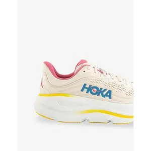 Hoka Bondi 9 Mesh Trainers - Alabaster Birch F
