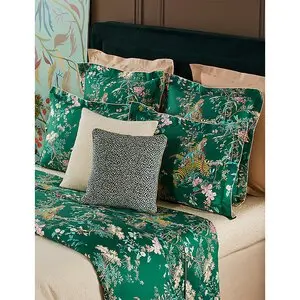 YVES DELORME Contes Floral-print Cotton-sateen Oxford Pillowcase 50cm X 75cm - Multicoloured