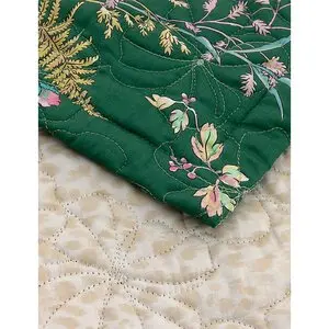 YVES DELORME Contes Quilted Cotton-blend Bedcover