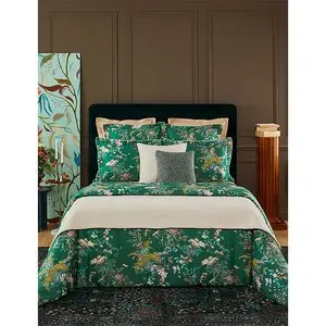 YVES DELORME Contes Quilted Cotton-blend Bedcover