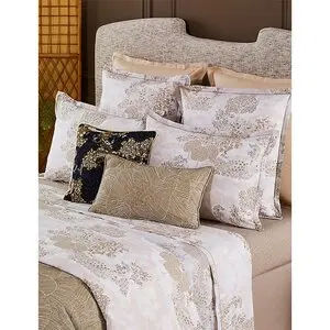 YVES DELORME Paysage Landscape-print Cotton-batiste Oxford Pillowcase 50cm X 75cm - Multicoloured