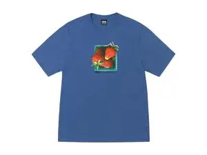 StÜssy Berries Tee Shirt - Blue