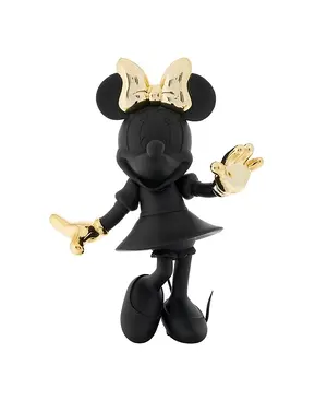 LEBLON DELIENNE Minnie Mouse Welcome 12 Figurine - Black Gold