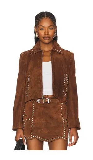 Understated Leather Zip Up Jackets For Women