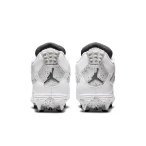 JORDAN 4 Retro Td Football Cleats - White
