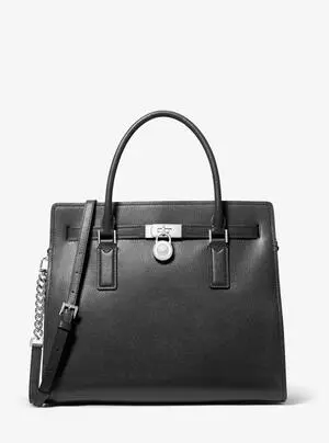 Michael Kors Hamilton Moderne Large Satchel - Black