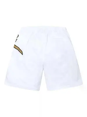 Supreme Big Script Mesh Shorts - White