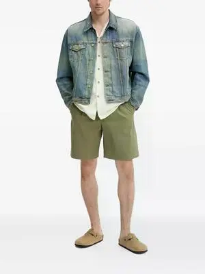 A.p.c. Chino Pleated Cotton Shorts