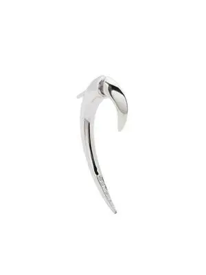 SHAUN LEANE Hook Diamond Single Earring - Silver