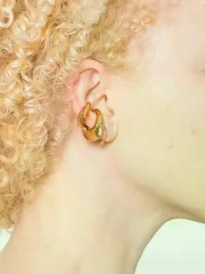 PANCONESI Blow Up Double-hoop Ear Cuff