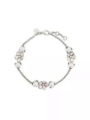 SHAUN LEANE Cherry Blossom Pearl And Diamond Bracelet - Silver