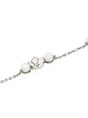 SHAUN LEANE Cherry Blossom Pearl And Diamond Bracelet