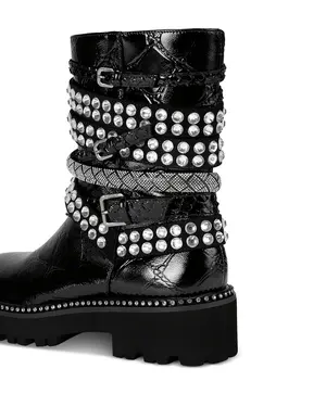 Kurt Geiger Strappy Studded Boots