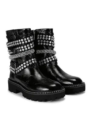 Kurt Geiger Strappy Studded Boots
