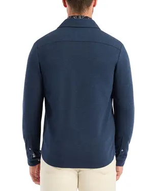 Robert Graham Kellan Knit Shirt Jacket - Navy