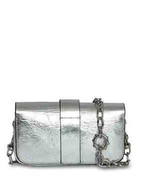 Zadig&Voltaire Kate Mini Wallet Bag - Silver