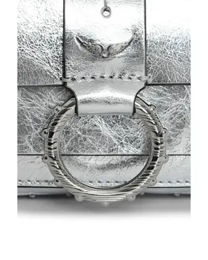 Zadig&Voltaire Kate Mini Wallet Bag - Silver