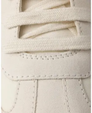 Prada Suede And Re-nylon Lace-up Sneakers - Neutral