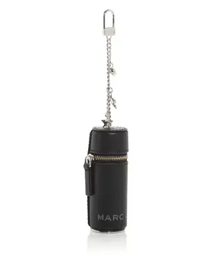 Marc Jacobs The Lipstick Leather Case Charm - Black