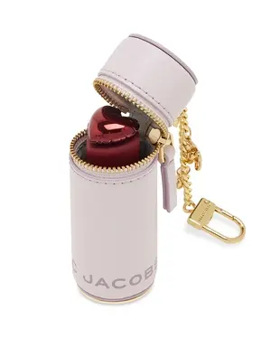 Marc Jacobs The Lipstick Leather Case Charm - Light Iris