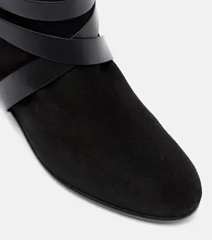 Isabel Marant Étoile Rejen Suede Ankle Boots - Black