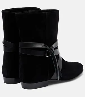 Isabel Marant Étoile Rejen Suede Ankle Boots - Black