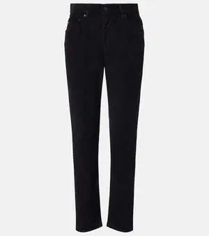 Ag Ex Boyfriend Mid-rise Slim Corduroy Pants