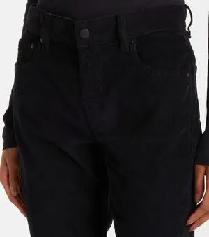 Ag Ex Boyfriend Mid-rise Slim Corduroy Pants