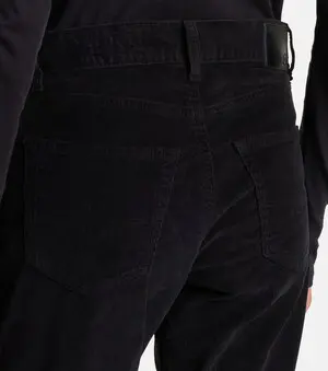 Ag Ex Boyfriend Mid-rise Slim Corduroy Pants