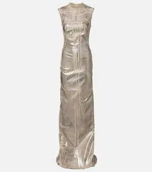 Rick Owens Metallic Dresses