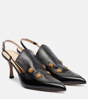 Chloé Agnes Embellished Slingback Pumps