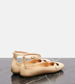 Chloé Misty Leather Ballet Flats