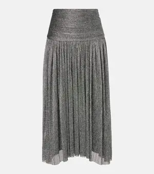 Isabel Marant Étoile Emiria Embellished Maxi Skirt - Silver