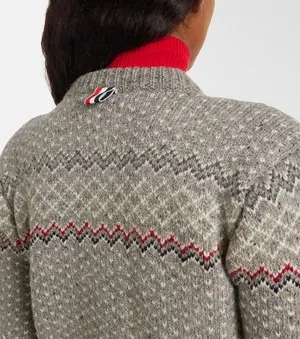 Thom Browne Wool And Mohair Knit Cardigan