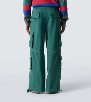 ERL High-rise Cotton Cargo Pants