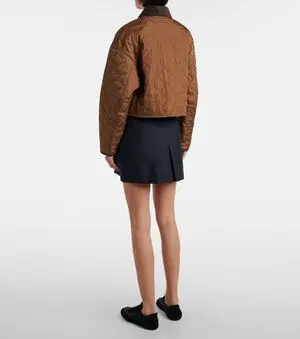 Prada Re-nylon Quilted Cropped Jacket