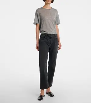THE ROW Riaco Mid-rise Straight Jeans