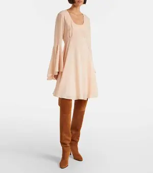 Chloé Eve 85 Suede Over-the-knee Boots - Brown