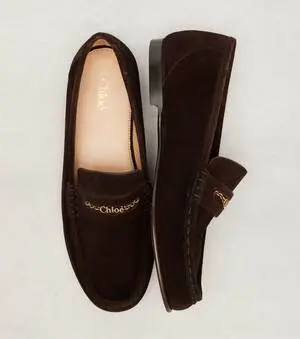 Chloé Suede Loafers