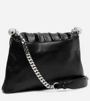 Isabel Marant Étoile Bolton Small Leather Shoulder Bag - Black