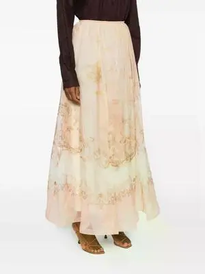 Zimmermann Silk Pleated Skirt