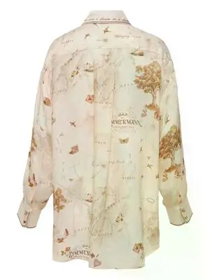 Zimmermann Map-print Shirt